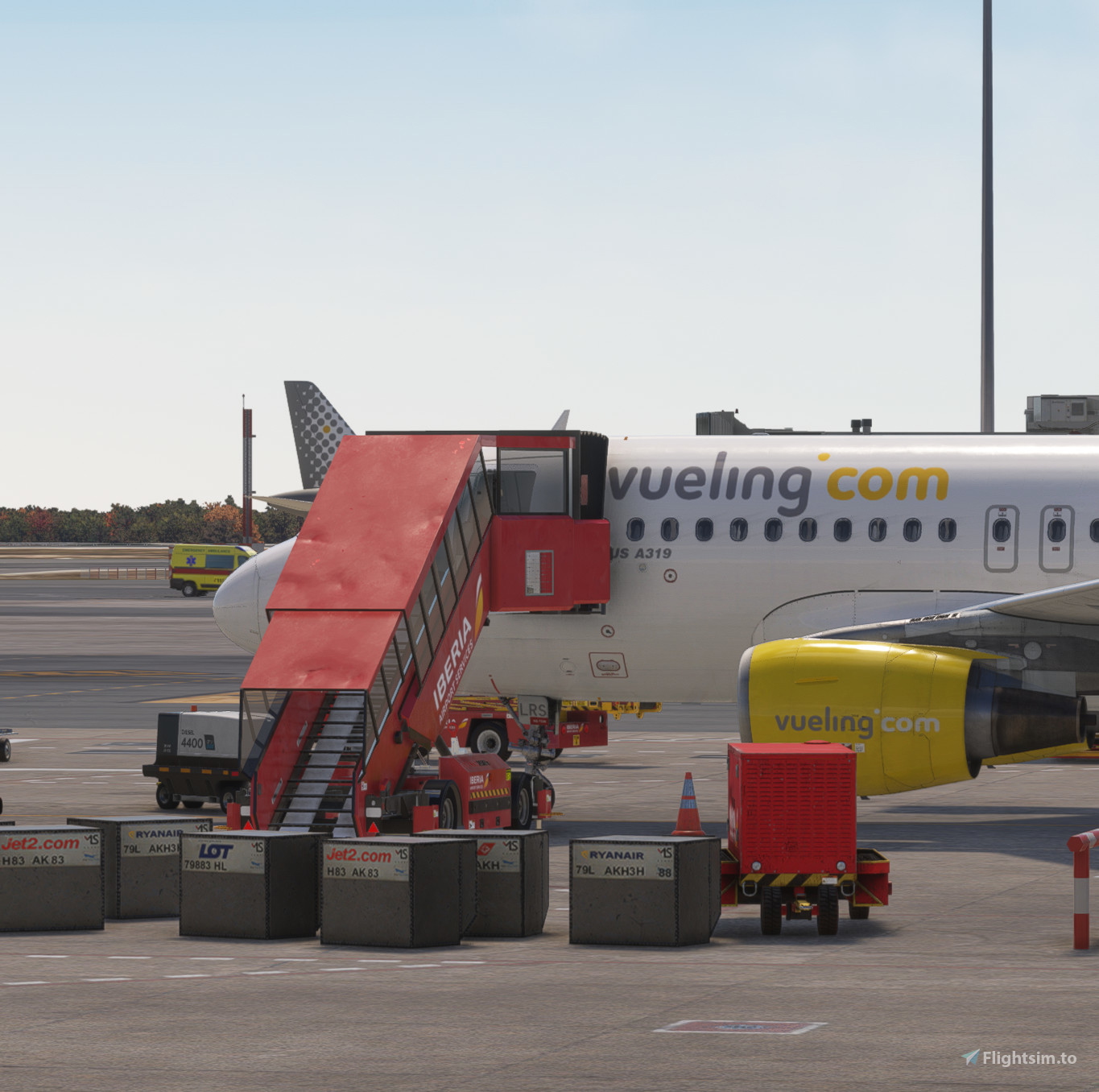 Fenix A319 | Vueling EC-LRS | 4k + Cockpit Decals + Cabin for Microsoft ...