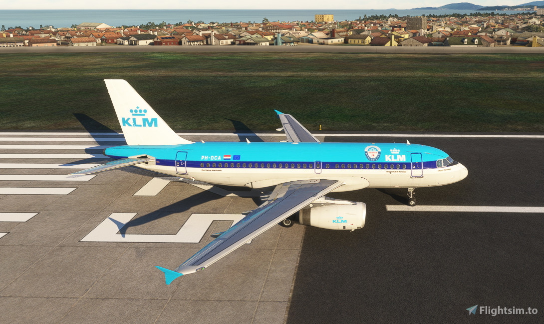 FENIX A319 KLM Retro 对于 Microsoft Flight Simulator | MSFS
