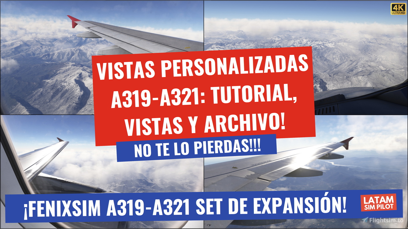 FENIX A319-321 Expansion Set Custom Views for IAE and CFM Variants by ...