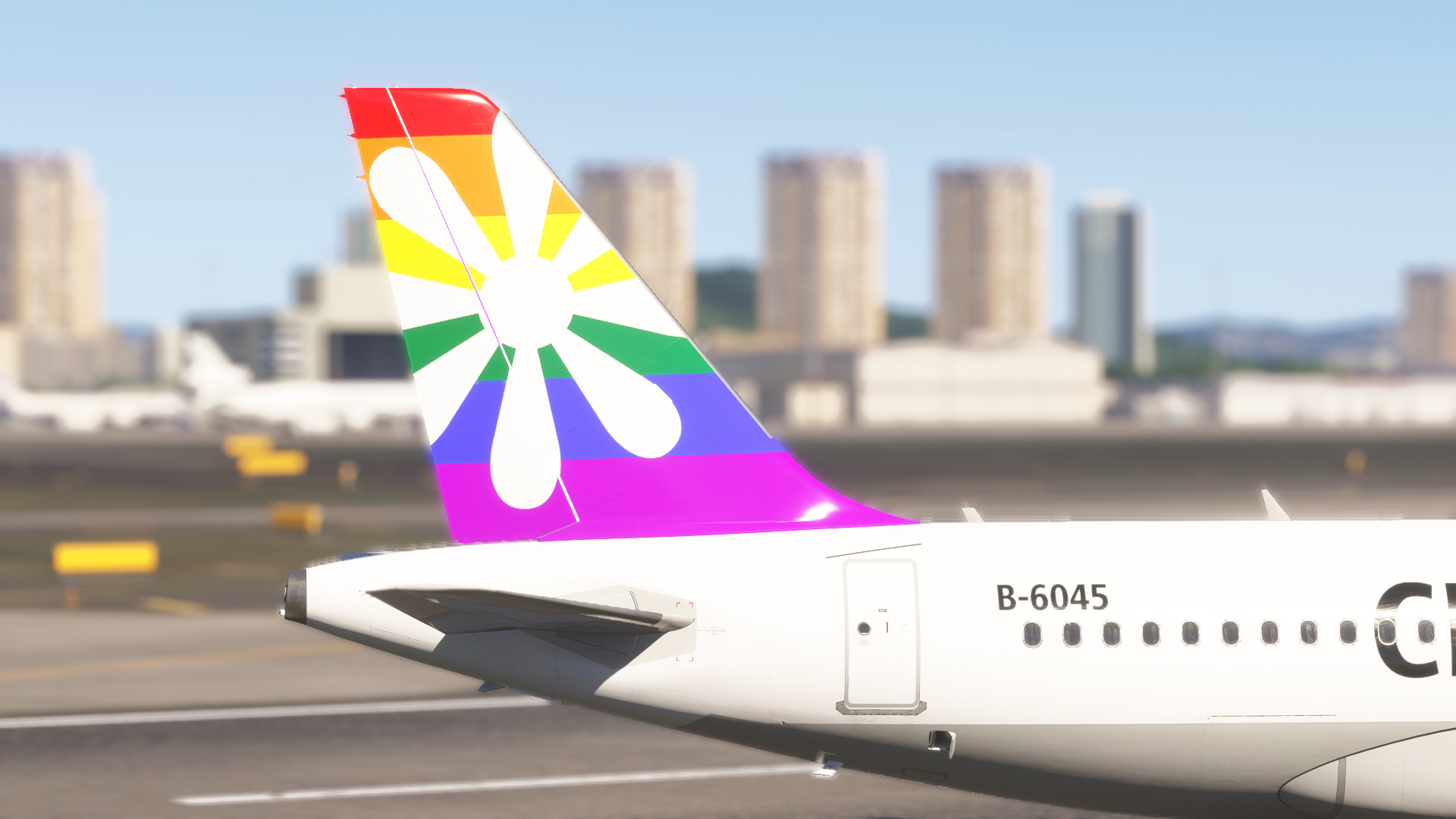 Fenix A319 B-6045 IAE Chrysanthemum Airline Pride Livery (Virtual ...