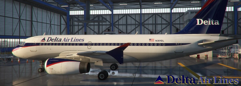 Fenix A319 Delta Airlines N301DL IAE & CFM for Microsoft Flight ...
