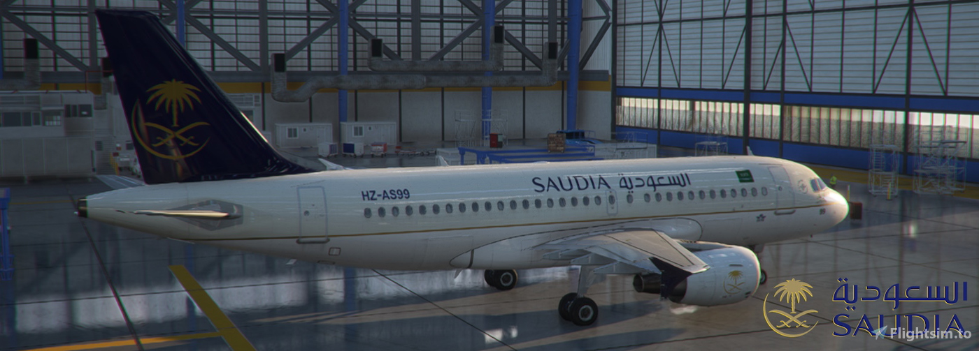 Fenix A319 Saudia Royal Flight HZ-AS99 CFM for Microsoft Flight ...