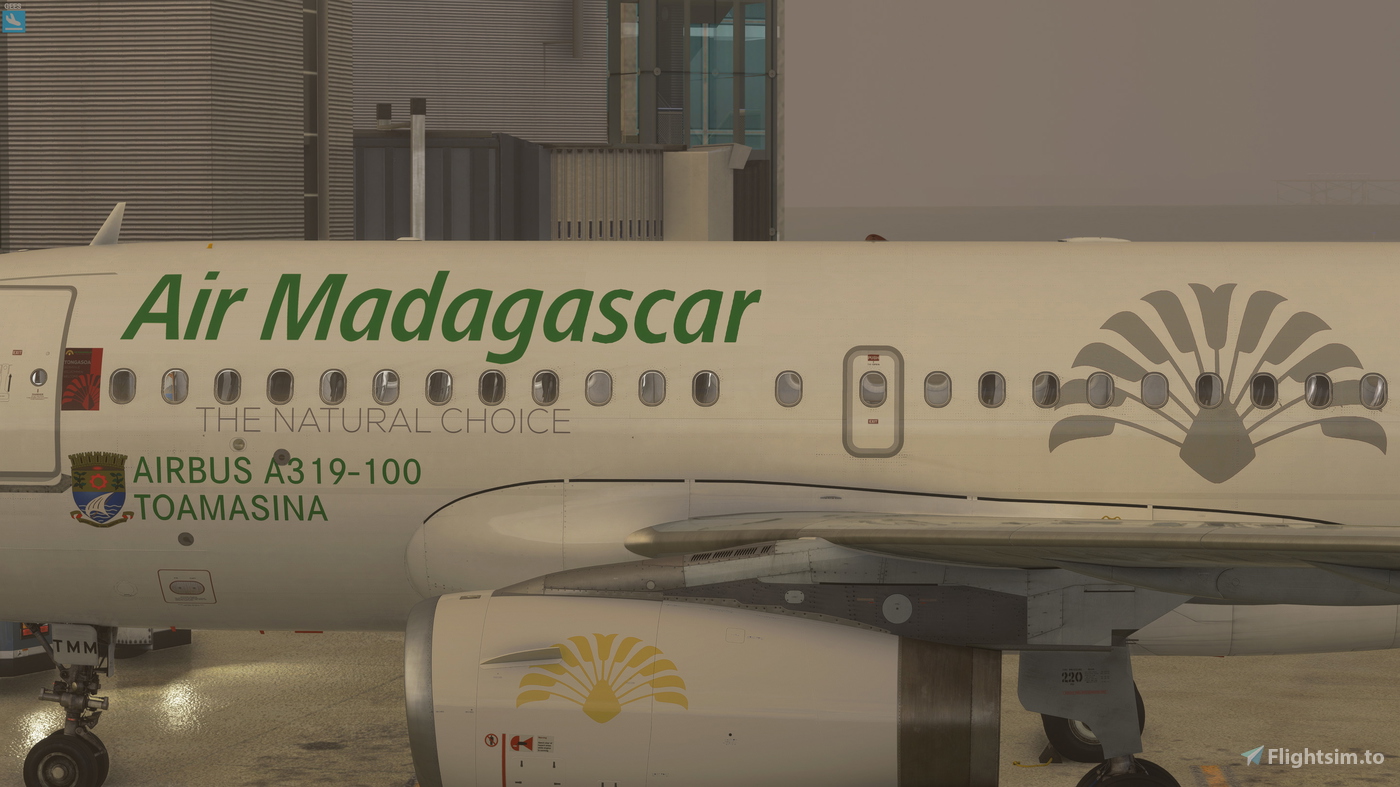 Fenix A319 V2 IAE | Air Madagascar 2024 - Air Madagascar (5R-TMM ...