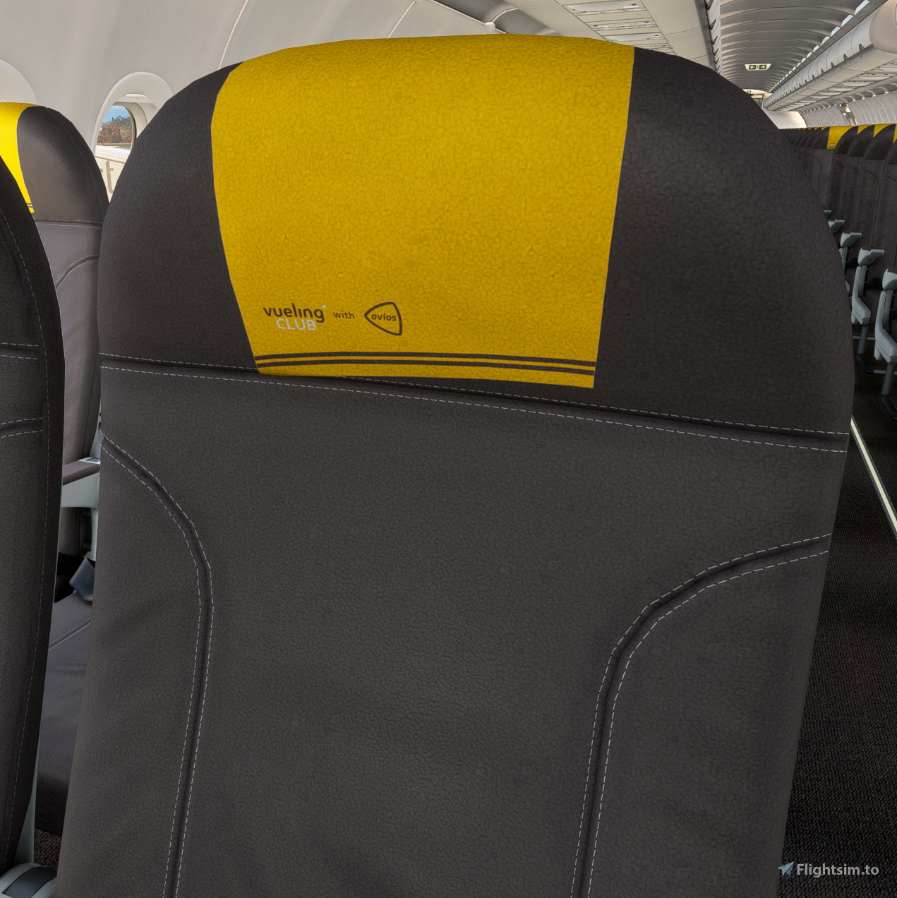 Fenix A319 | Vueling EC-LRS | 4k + Cockpit Decals + Cabin for Microsoft ...