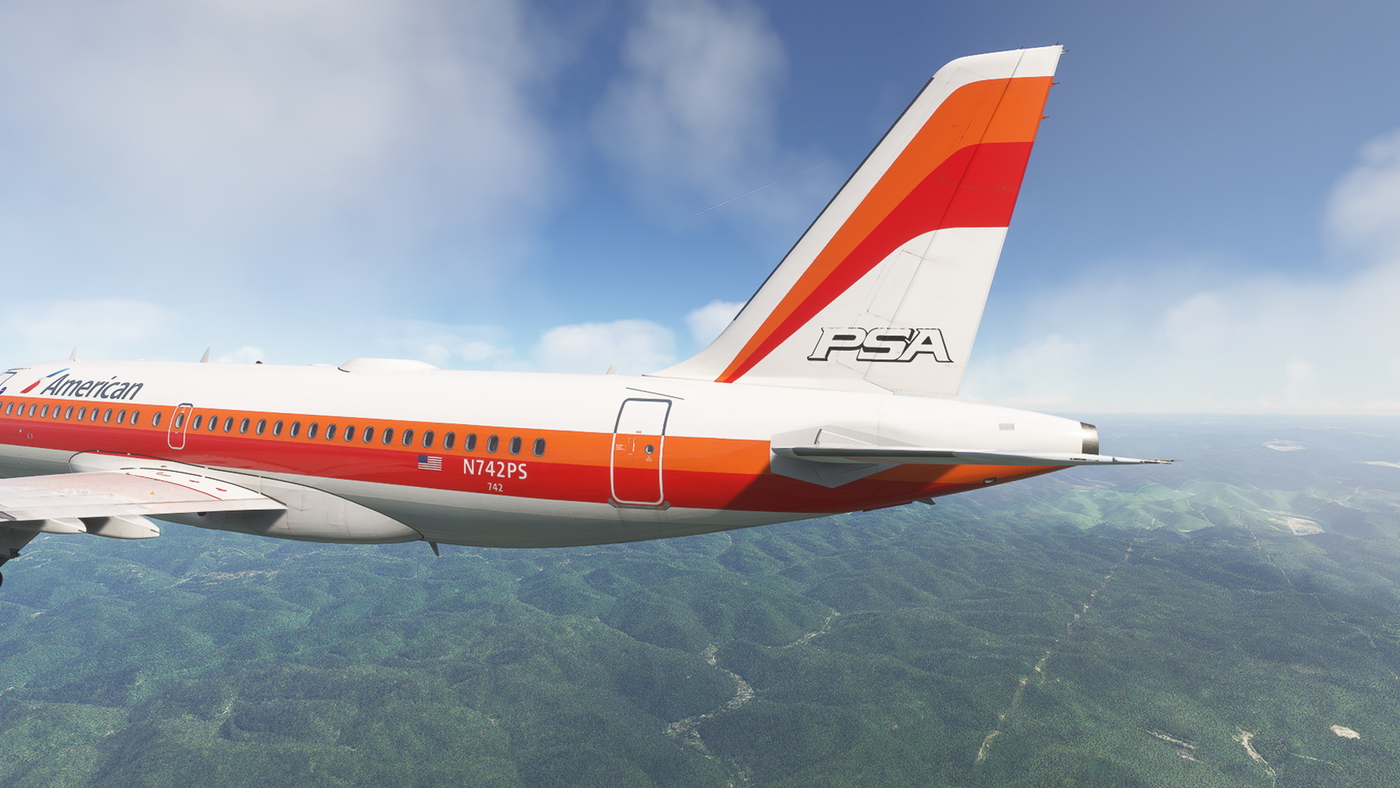 Fenix A319 /w cabin American Airlines - PSA Heritage - N742PS pro ...