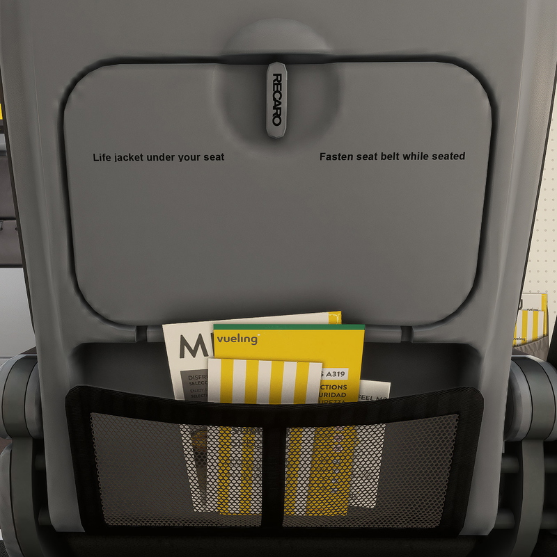Fenix A319 WL | Vueling 'Standard' EC-NGB | 8k + Cockpit Decals + Cabin ...