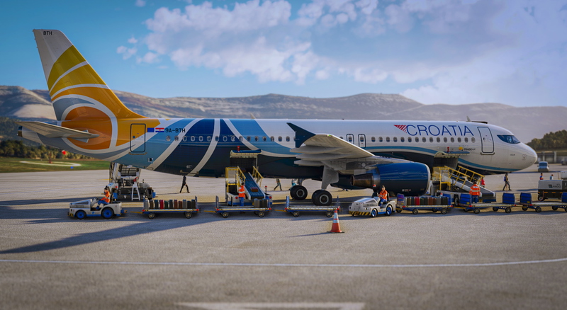 Fenix A320 | Croatia Air | A320 9A-BTH Cecilia | 8k High Fidelity ...