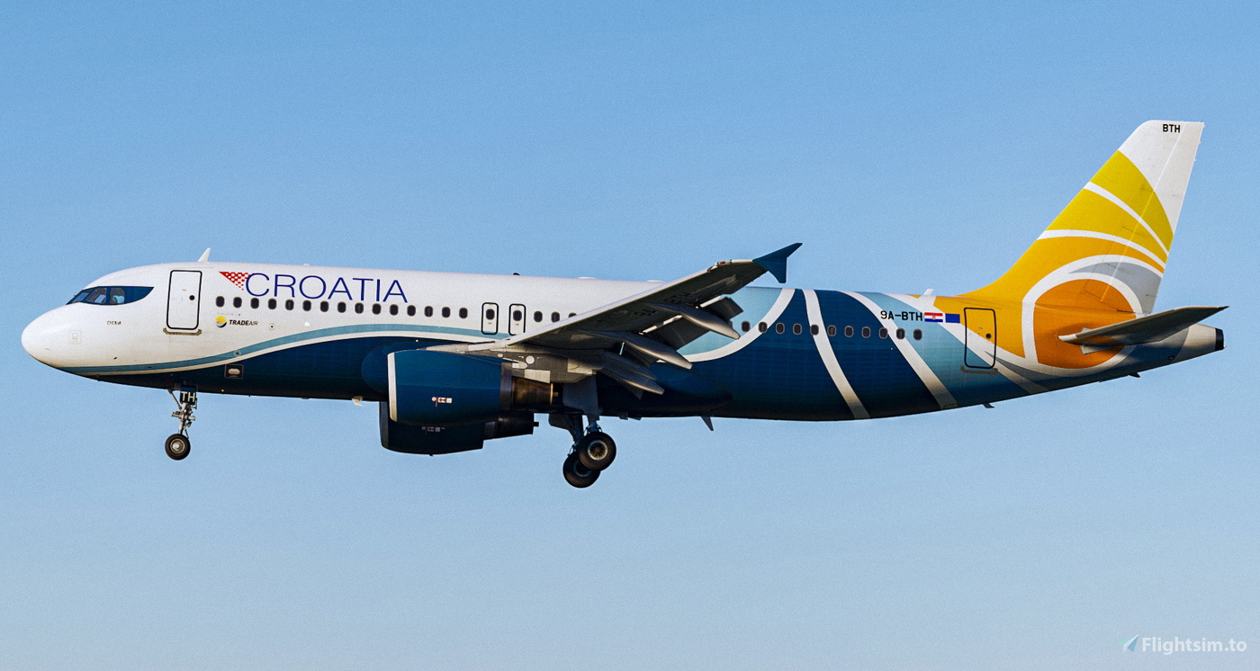 Fenix A320 | Croatia Air | A320 9A-BTH Cecilia | 8k High Fidelity ...
