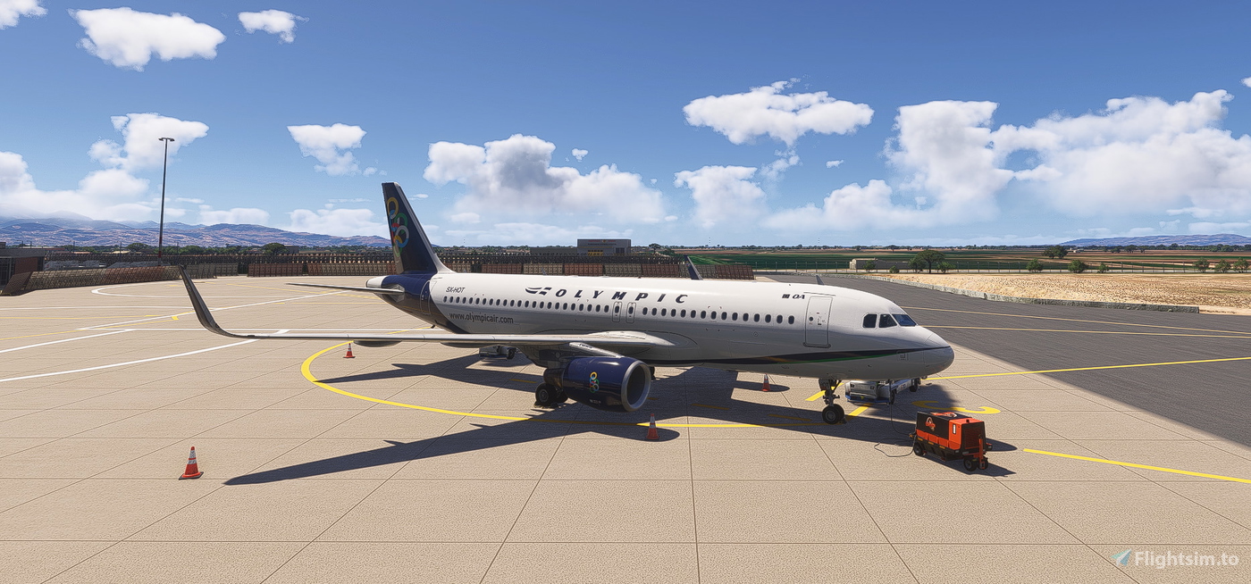 Fenix A320 | FBU | Olympic Air 8K (Fictional)| ( IAE - CFM ) (MSFS2024) 对于 Microsoft Flight ...