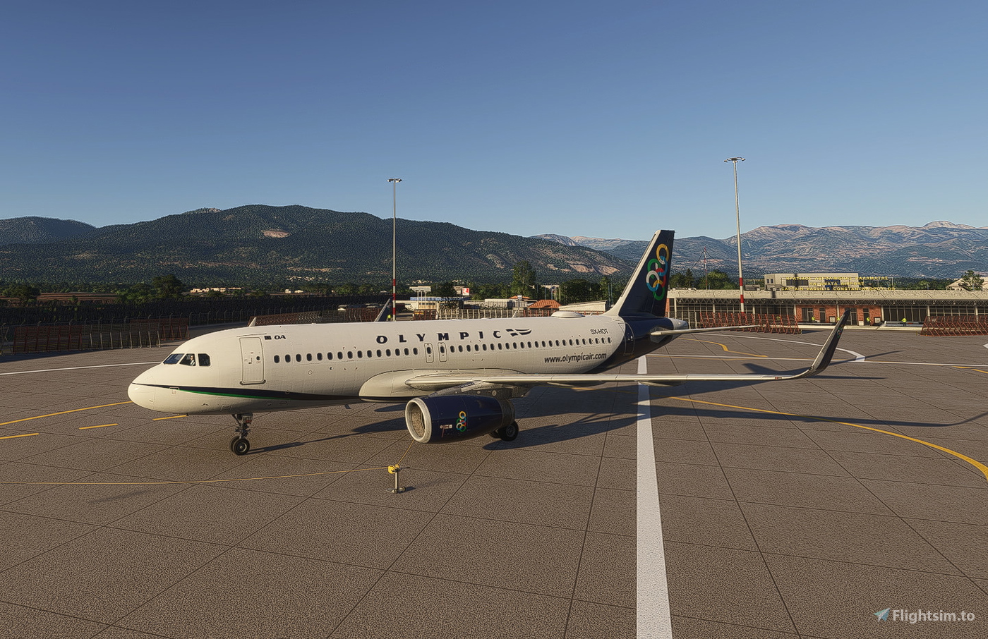 Fenix A320 | FBU | Olympic Air 4K (Fictional)| ( IAE - CFM ) (MSFS2024 ...