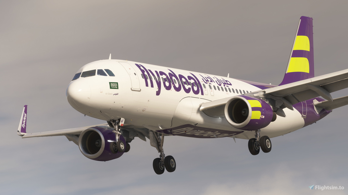 Fenix A320-214SL Flyadeal Fleet Pack for Microsoft Flight Simulator | MSFS