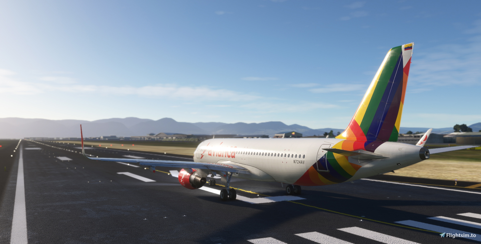 Fenix A320 N724AV Avianca Pride Sharklets + Custom Interior & GPU [2K ...