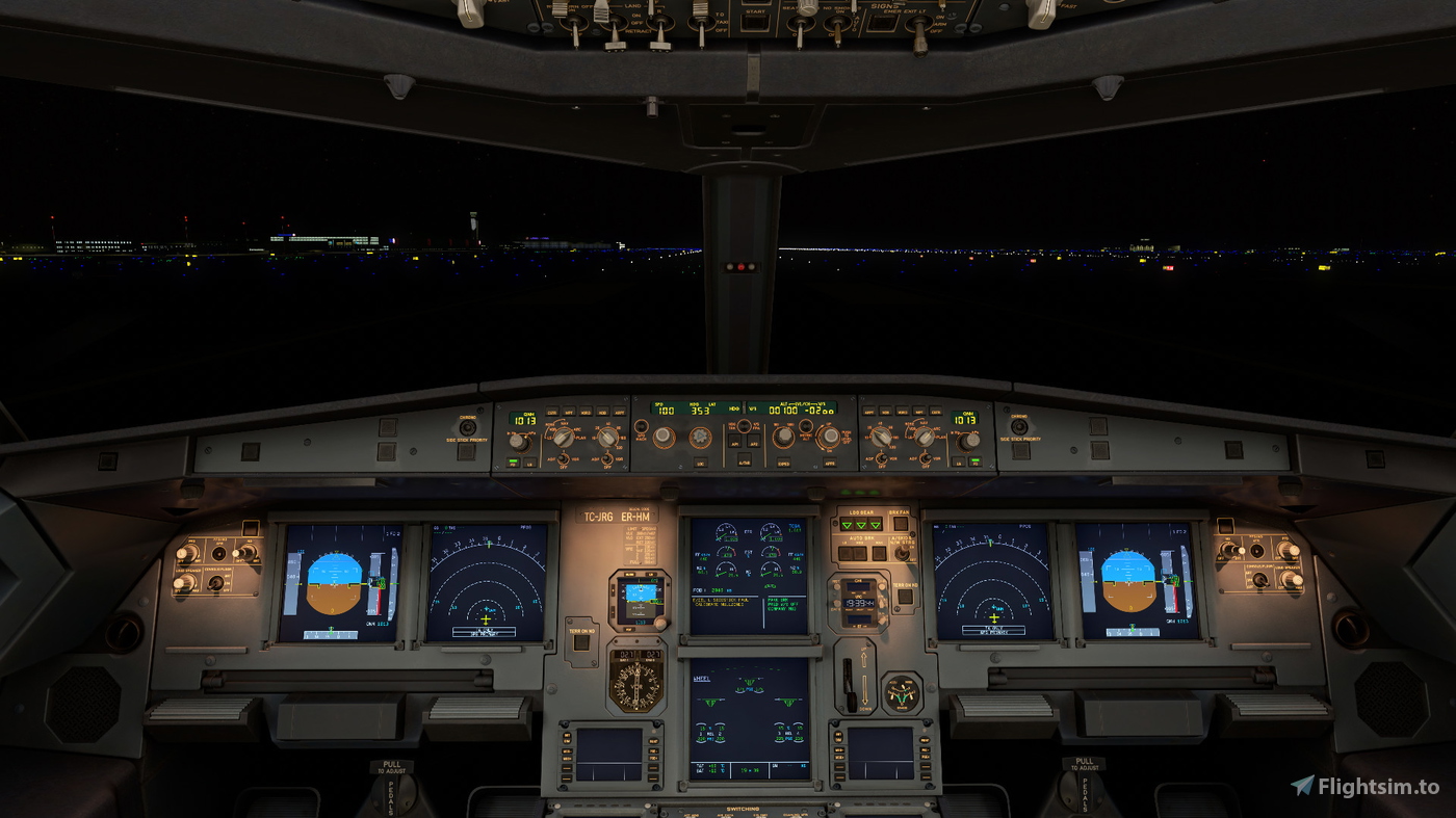 Fenix A320 (B2) -> Clean Cockpit Textures / by Flops for Microsoft Flight Simulator | MSFS