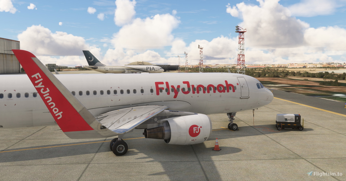 Fenix A320 CFM - Fly Jinnah - AP-BOP Sharklets [4K] for Microsoft ...