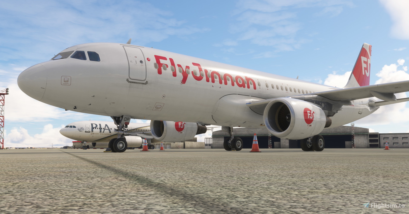 Fenix A320 CFM - Fly Jinnah - AP-BOP Sharklets [4K] for Microsoft ...