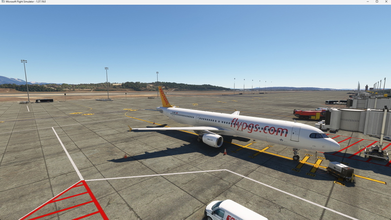 Fenix A321 CFM & IAE Pegasus Airlines Livery with custom Cabin of Virtual Pegasus Airlines pour ...