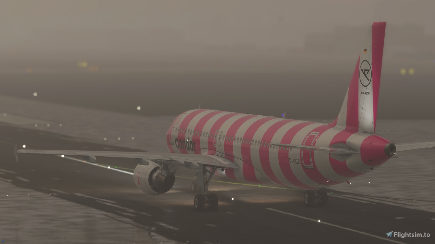 Fenix A320 CFM w/Cabin│ Condor D-AICS Pink Stripes "FlyPink" Livery for ...