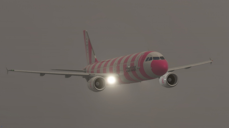 Fenix A320 CFM w/Cabin│ Condor D-AICS Pink Stripes "FlyPink" Livery for ...