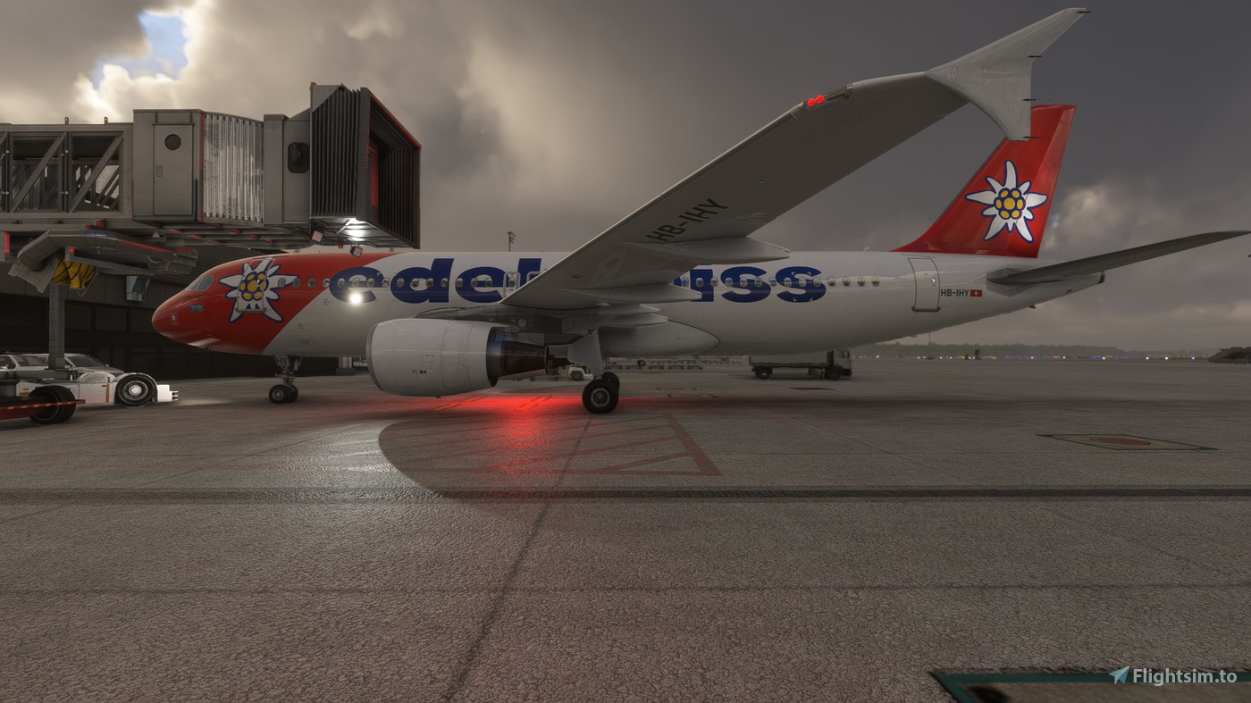 Fenix A320 CFM Edelweiss HB-IHY 'Upali' for Microsoft Flight Simulator ...