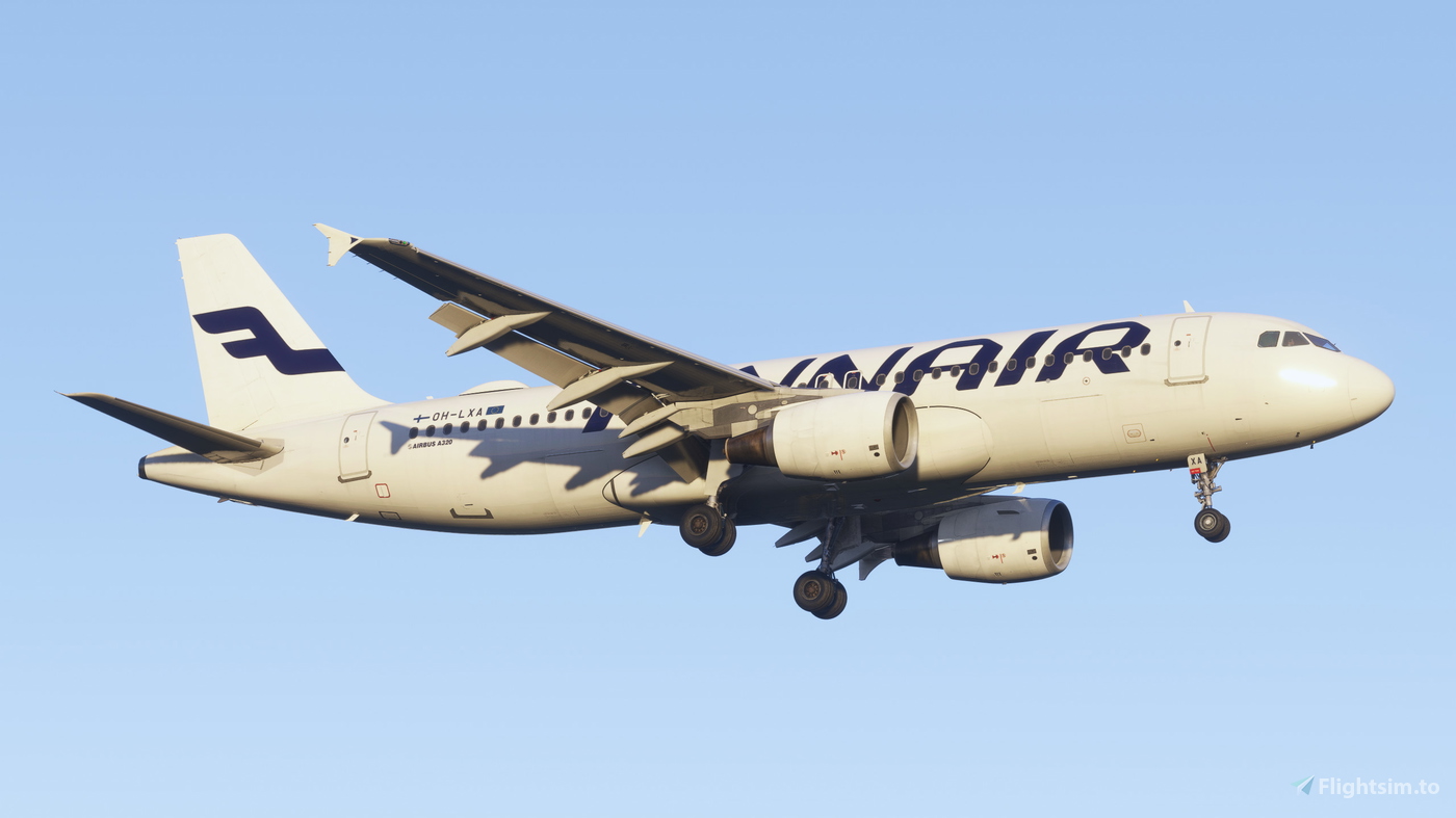 Fenix A320 CFM — Finnair Package (OH-LXA & OH-LXB ) w/cabin for Microsoft Flight Simulator | MSFS