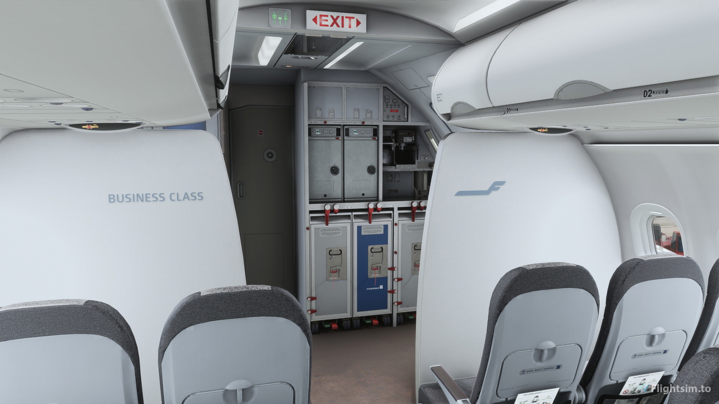 Fenix A320 CFM — Finnair Package (OH-LXA & OH-LXB ) w/cabin for Microsoft Flight Simulator | MSFS