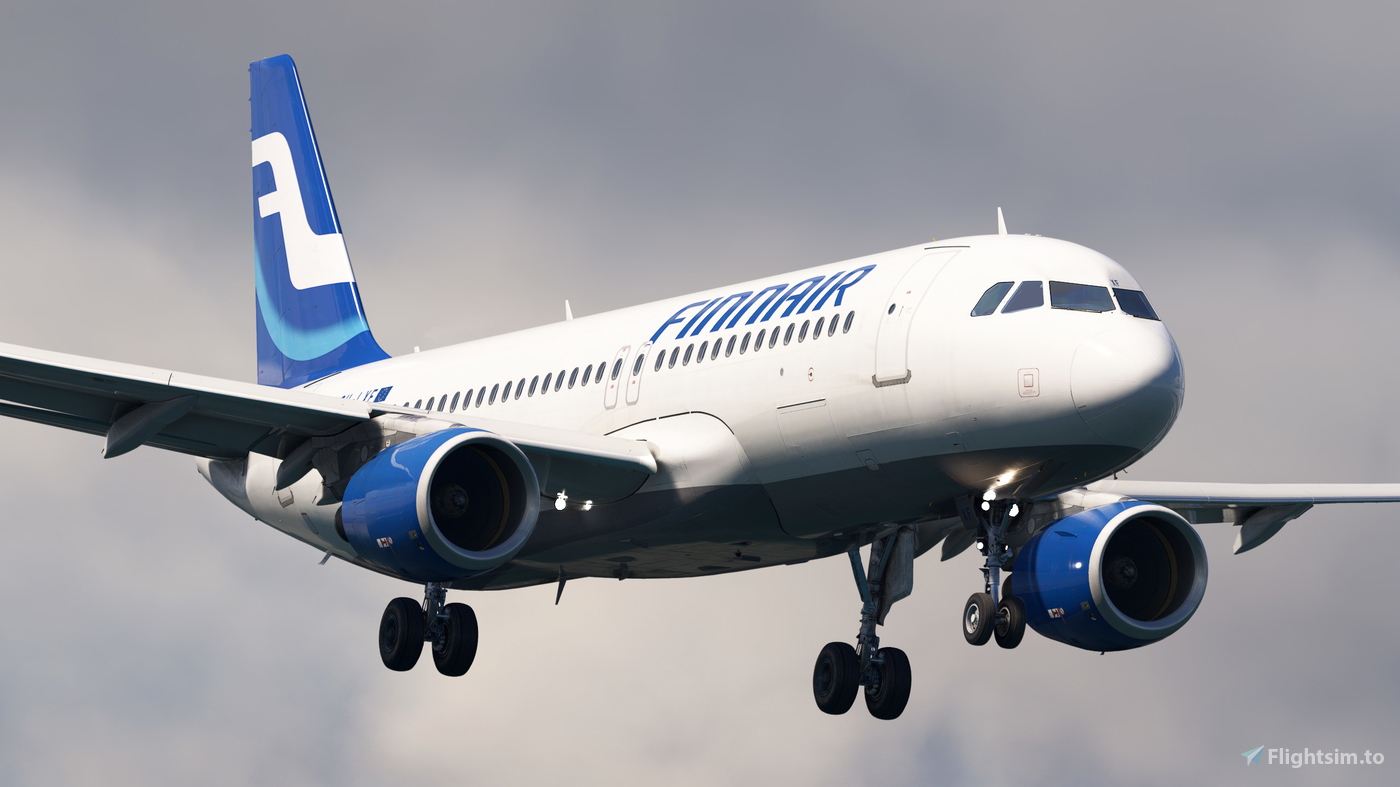 Fenix A320 CFM — Finnair OH-LXF w/ cabin (2009) [4K/8K] for Microsoft Flight Simulator | MSFS
