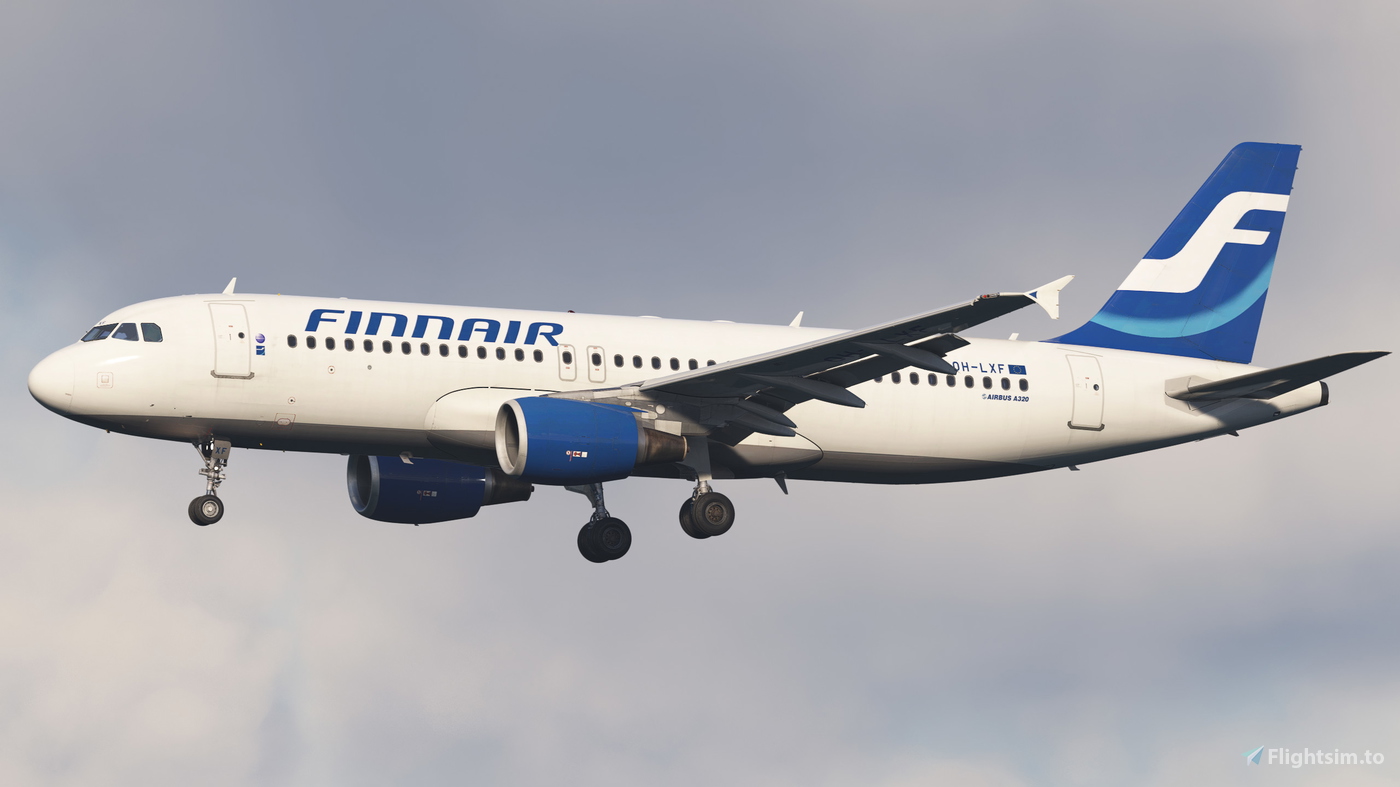 Fenix A320 CFM — Finnair OH-LXF w/ cabin (2009) [4K/8K] for Microsoft Flight Simulator | MSFS