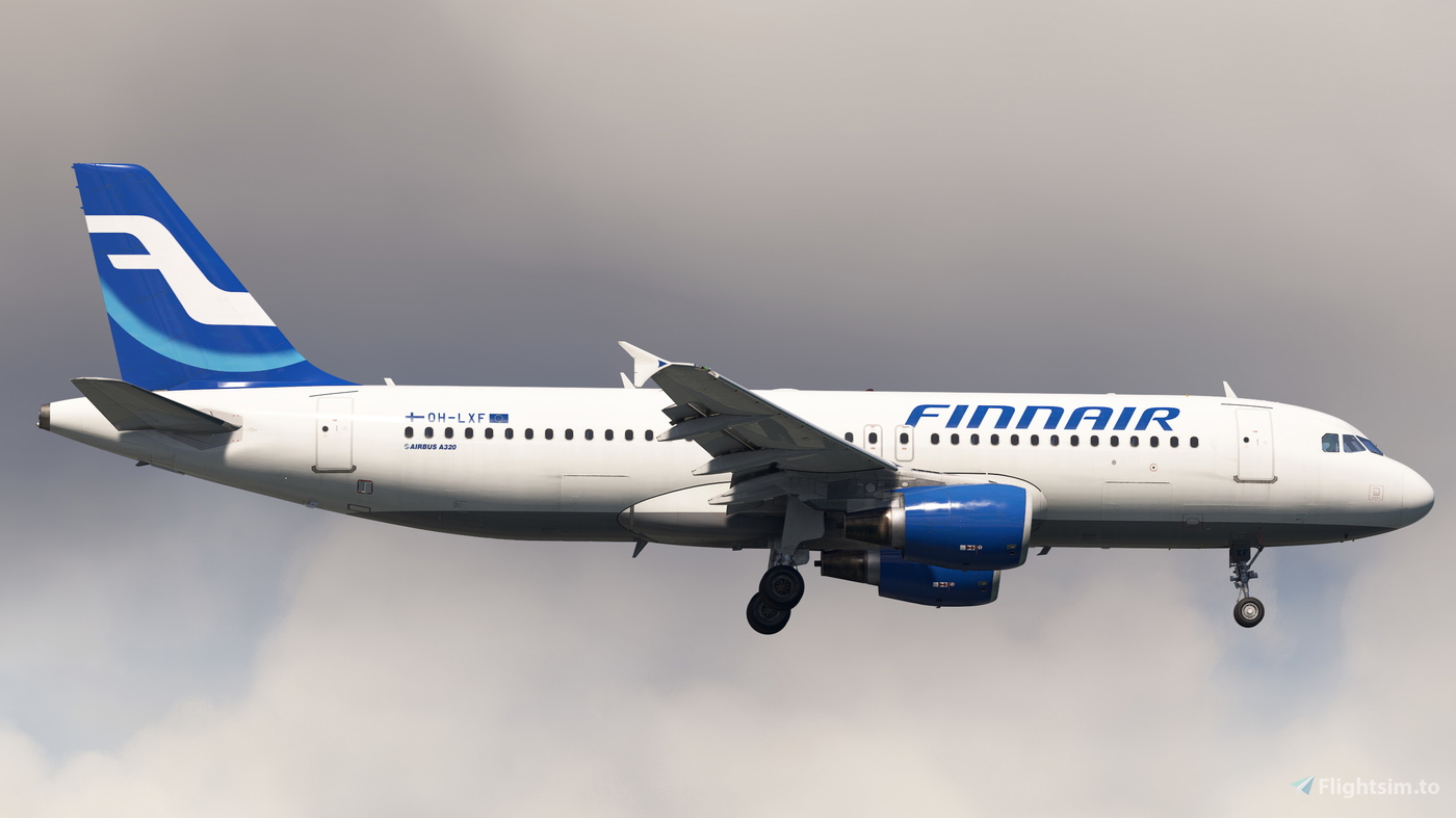 Fenix A320 CFM — Finnair OH-LXF w/ cabin (2009) [4K/8K] for Microsoft Flight Simulator | MSFS