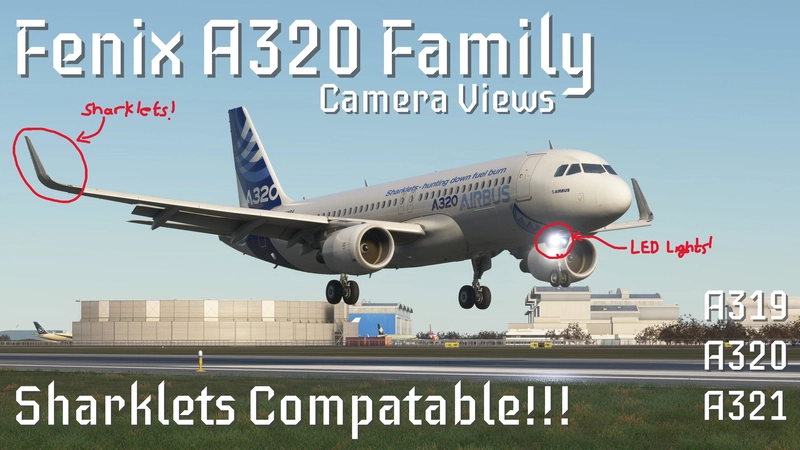 Custom Views for Fenix Simulations A320 on Microsoft Flight Simulator
