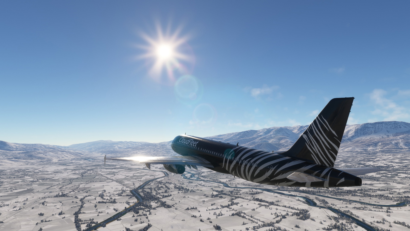 Fenix A320 IAE CloudFleet livery pour Microsoft Flight Simulator | MSFS