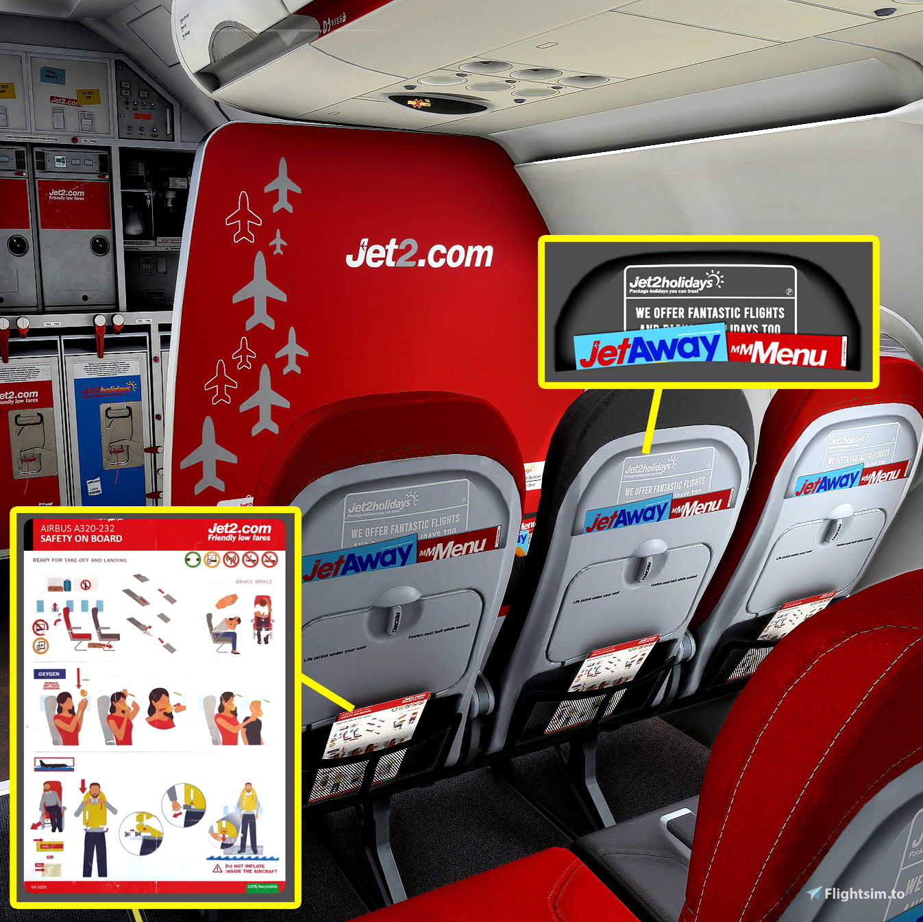 Fenix A320 IAE | Jet2.com ES-SAP | 8K + Cabin for Microsoft Flight ...
