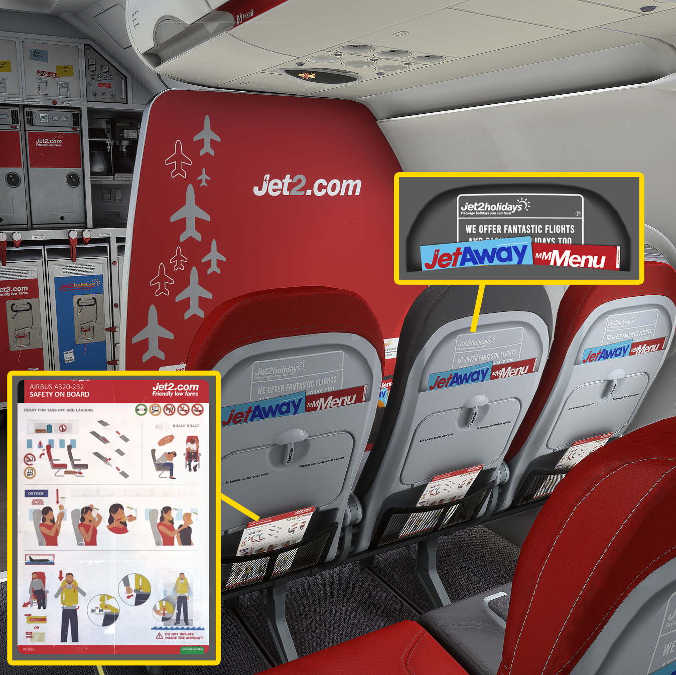 Fenix A320 IAE | Jet2.com ES-SAP | 8K + Cabin para Microsoft Flight ...