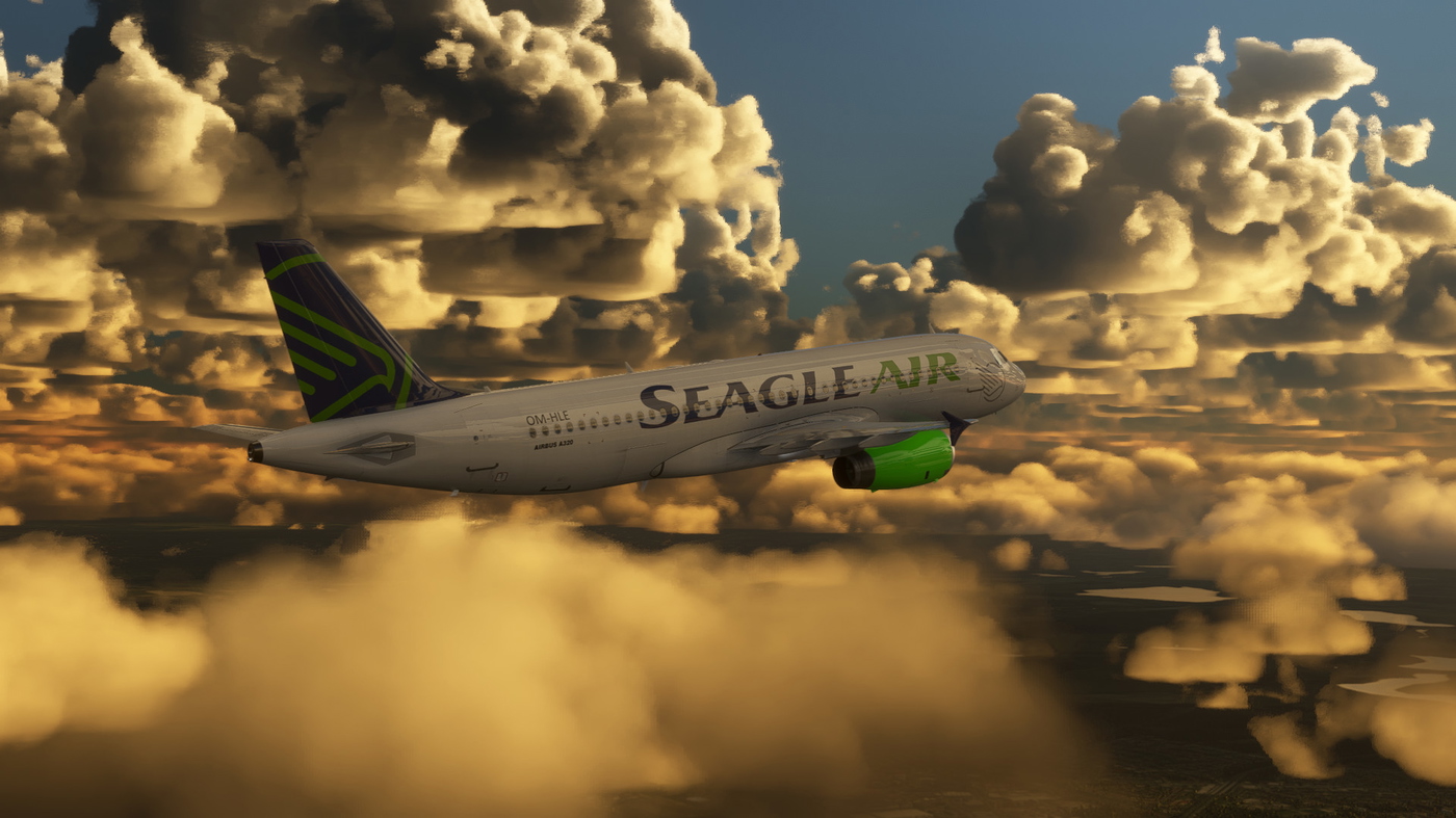 Fenix A320 IAE Seagle Air OM-HLE for Microsoft Flight Simulator | MSFS