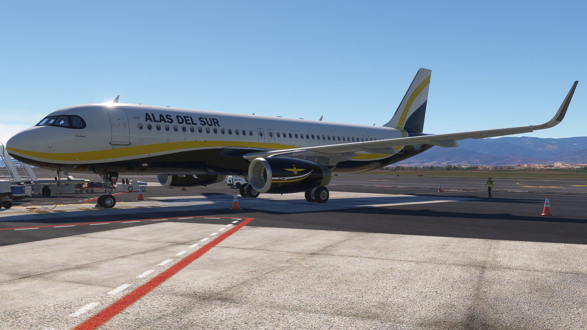 FENIX A320 IAE SL | ALAS DEL SUR (ADR) | [4K + Cabin+Sharklets] - MSFS ...