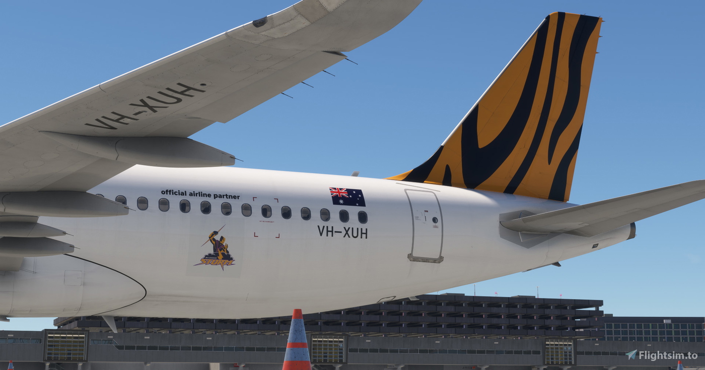 Fenix A320 IAE - Tigerair VH-XUH Sharklets [4K] for Microsoft Flight ...