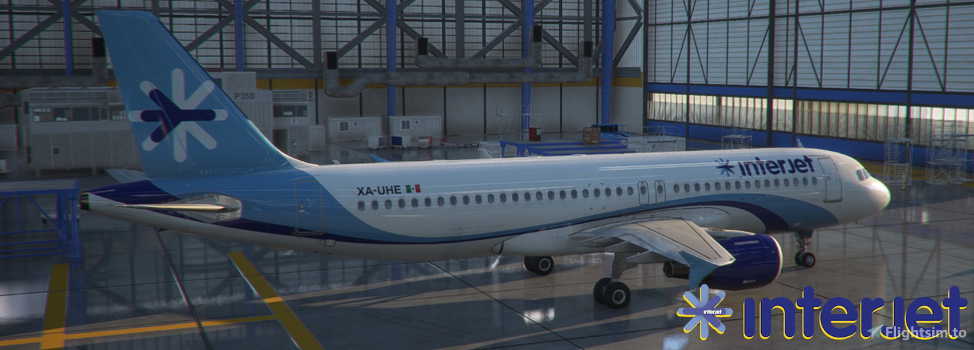 Fenix A320 Interjet XA-UHE CFM for Microsoft Flight Simulator | MSFS