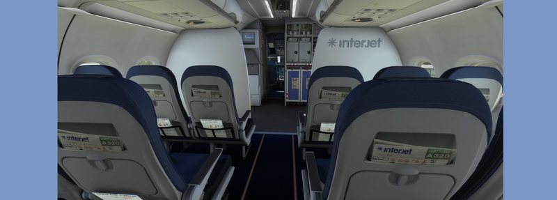 Fenix A320 Interjet XA-UHE CFM for Microsoft Flight Simulator | MSFS