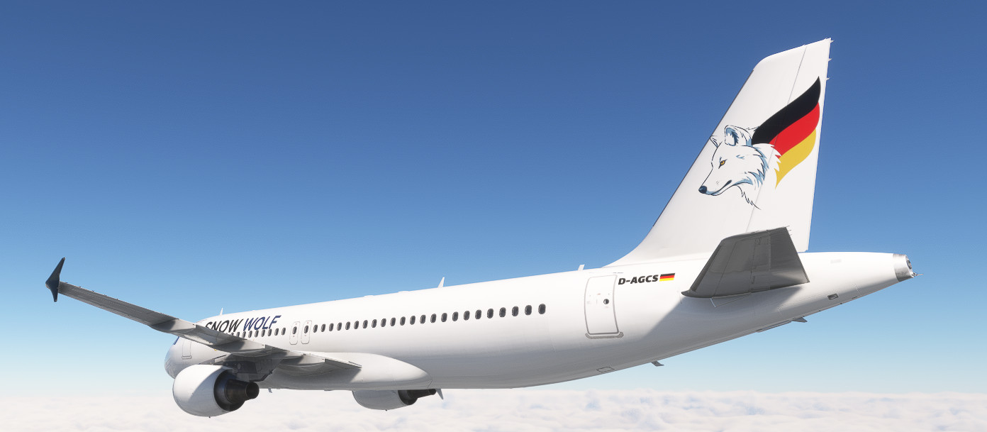 Fenix A320 New Logo Snow Wolf Germany for Microsoft Flight Simulator | MSFS