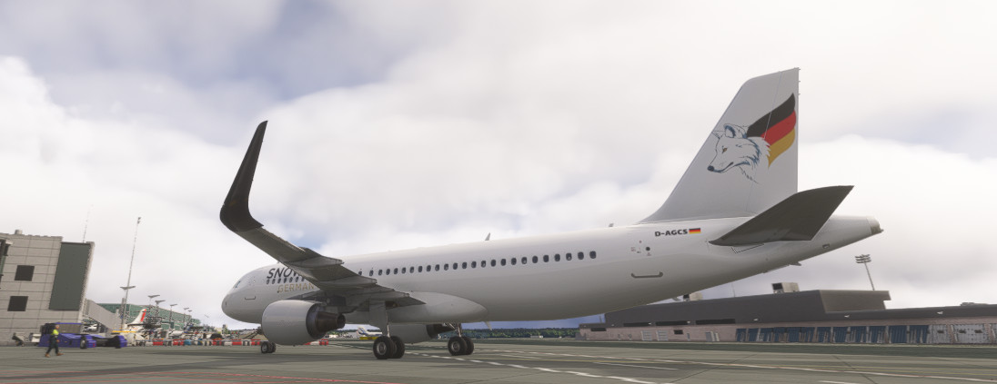 Fenix A320 New Logo Snow Wolf Germany for Microsoft Flight Simulator | MSFS