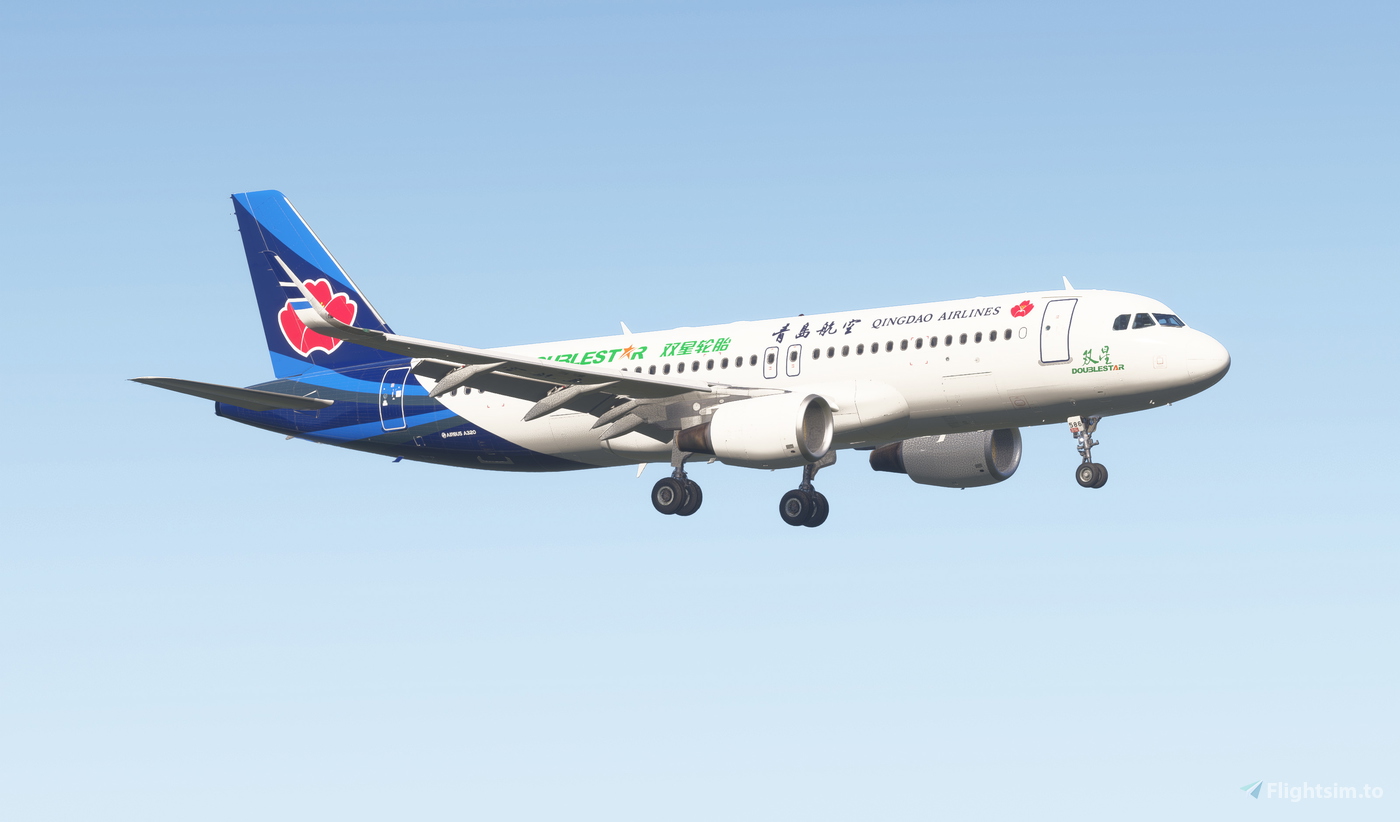 Fenix A320 Qingdao Airlines B-8586 Doublestar per Microsoft Flight ...