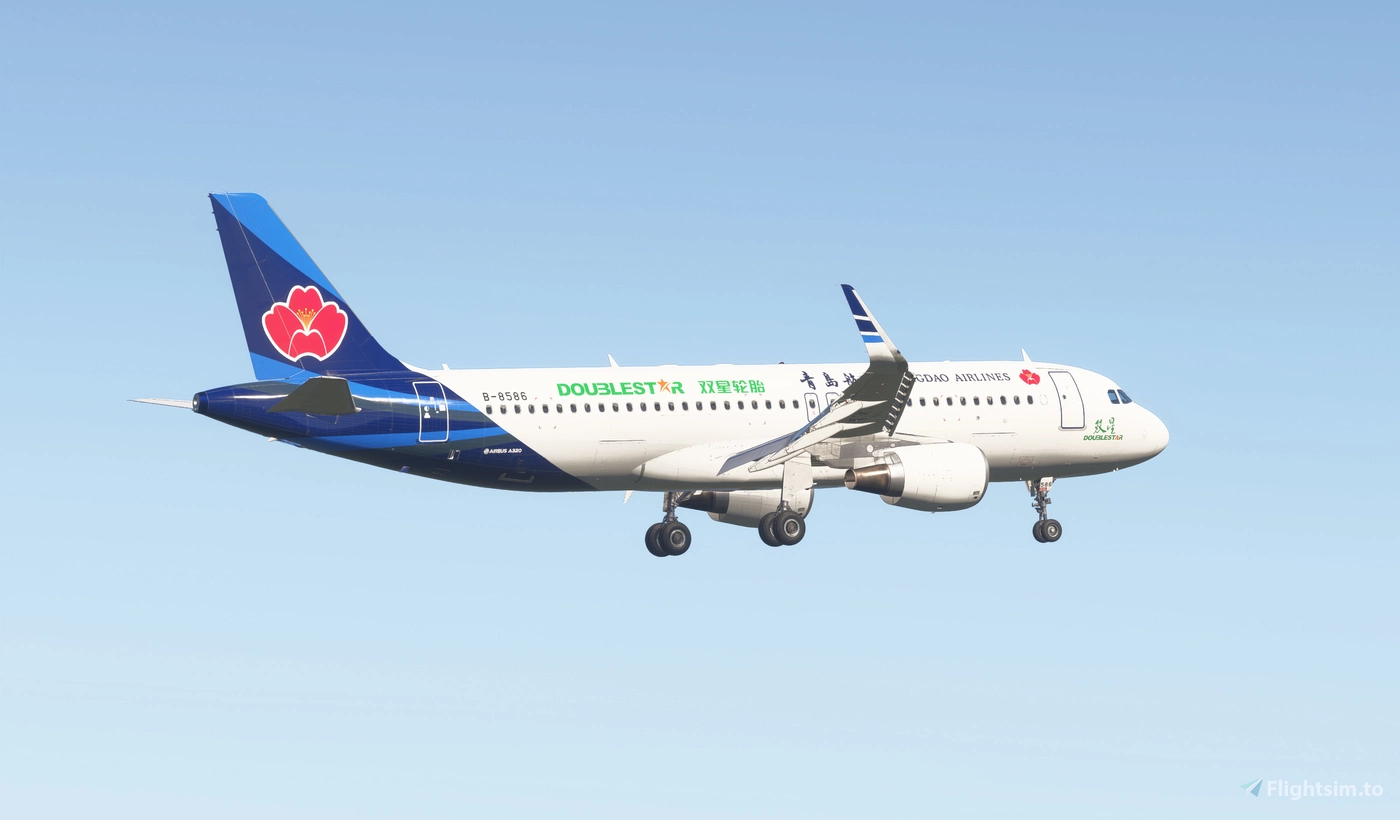 Fenix A320 Qingdao Airlines B-8586 Doublestar for Microsoft Flight ...