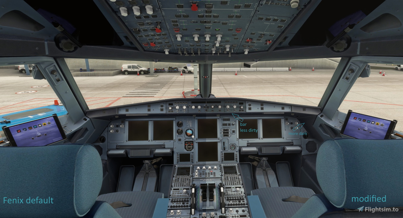 Fenix A320 Real Color Cockpit for Microsoft Flight Simulator | MSFS