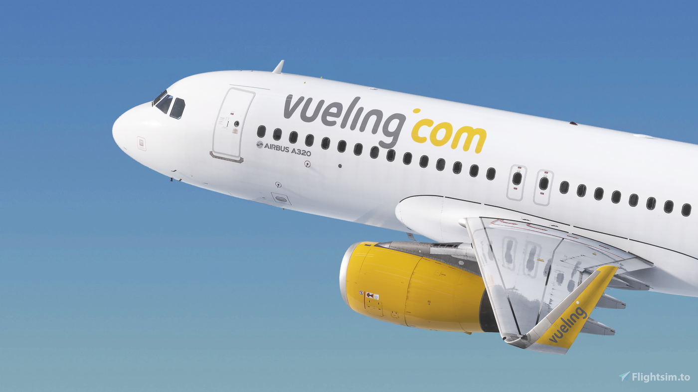 Fenix A320 SL | Vueling 'Talent Arena' EC-ODJ | 8k + Cockpit Decals ...