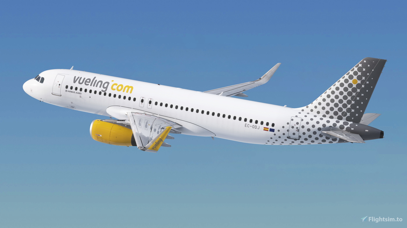 Fenix A320 SL | Vueling 'Talent Arena' EC-ODJ | 8k + Cockpit Decals ...