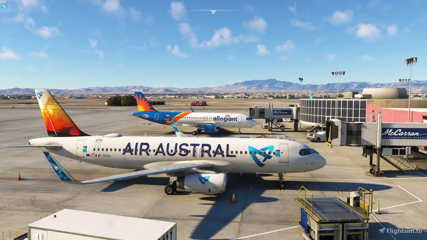 Fenix A320 V2 IAE | Air Austral 2024 - Air Austral (F-ODZA Dzoudzi) Cabin 8K+Announcements för ...