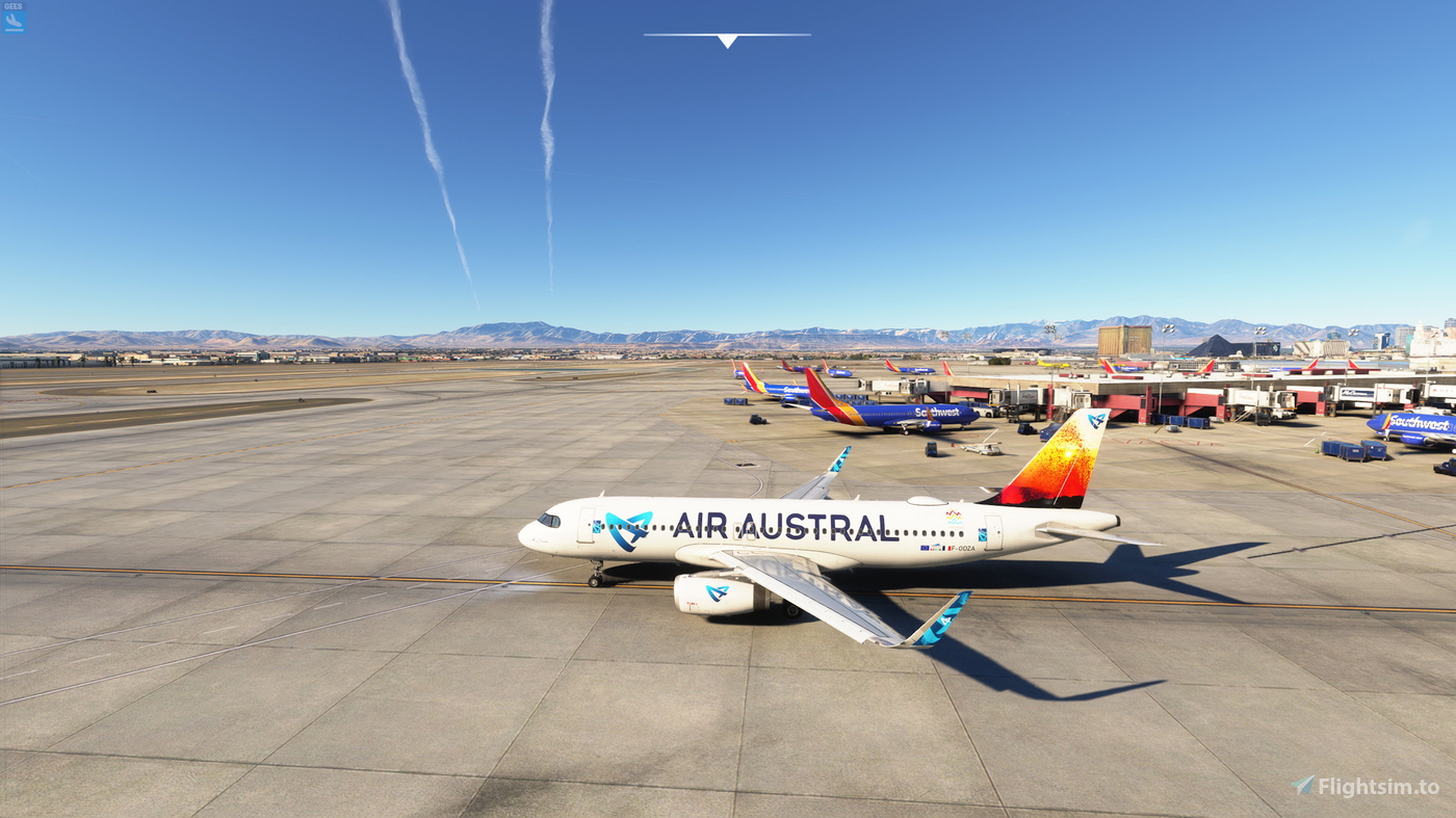 Fenix A320 V2 IAE | Air Austral 2024 - Air Austral (F-ODZA Dzoudzi ...