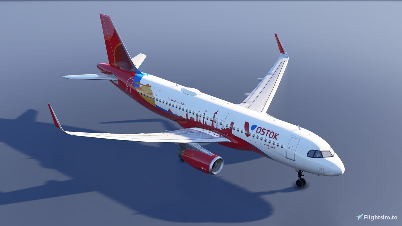 Fenix A320 VA Vostok (Liveries pack) for Microsoft Flight Simulator | MSFS