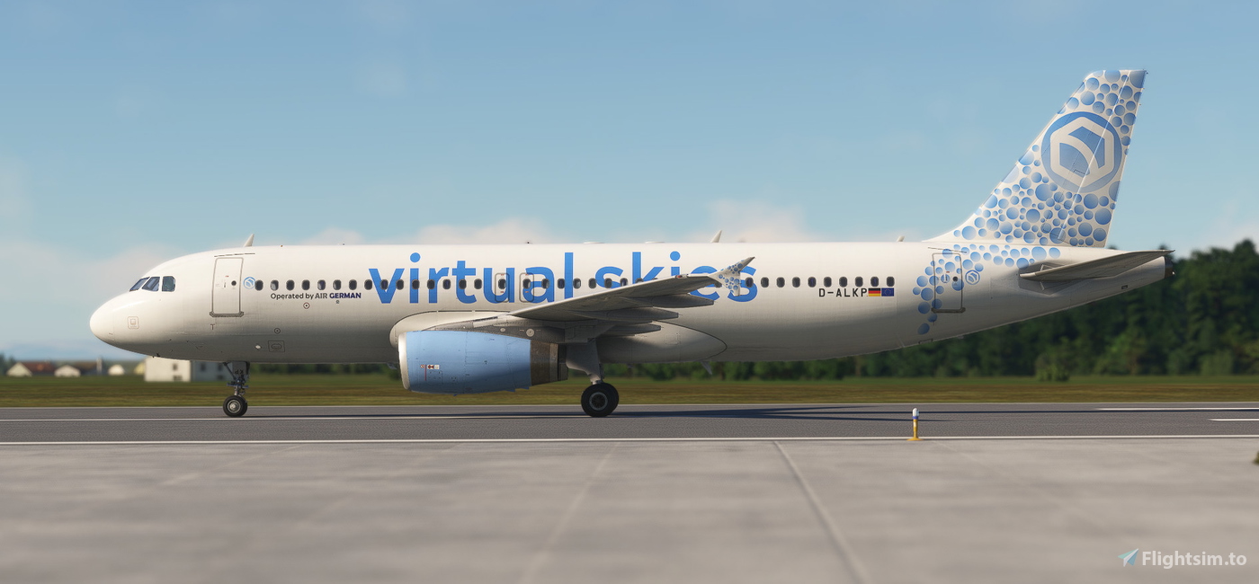 Fenix A320 Virtual Skies operated by Airgerman [8K] for Microsoft ...