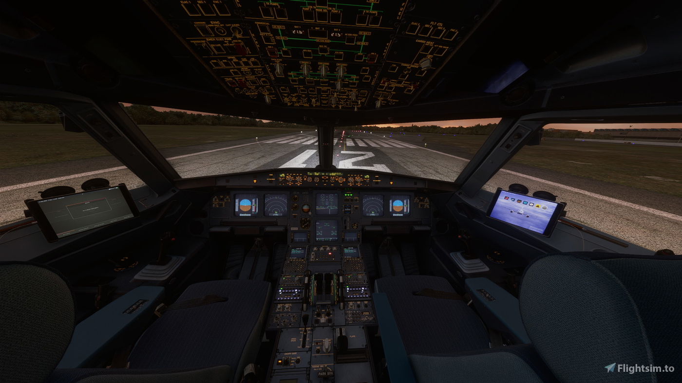 Fenix A320 Volotea EC-ISI CRT Screens for Microsoft Flight Simulator | MSFS