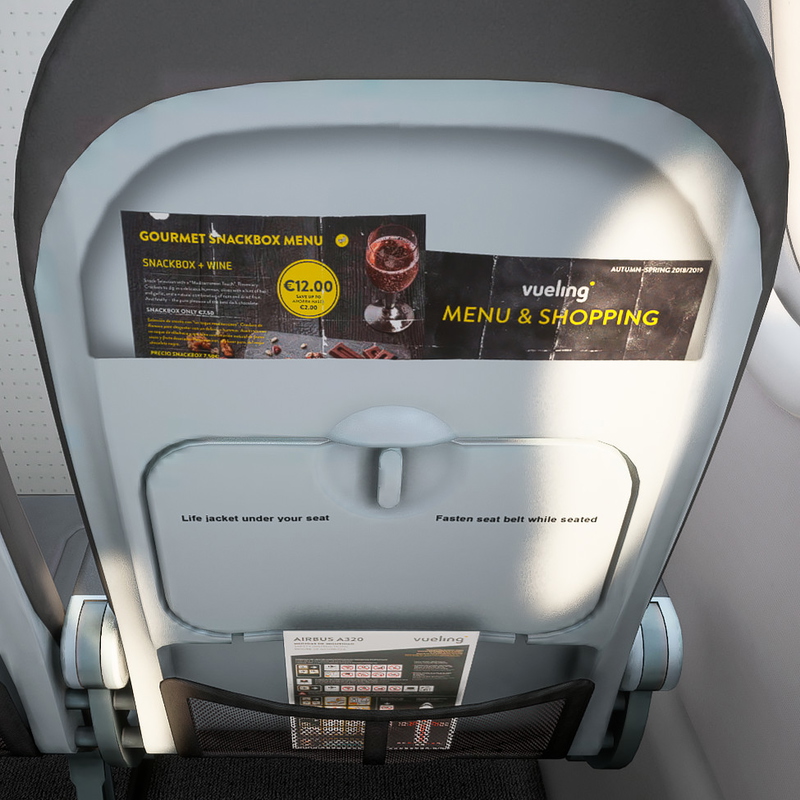 Fenix A320 | Vueling 50 million passengers EC-JZQ| 8k + Cockpit Decals ...